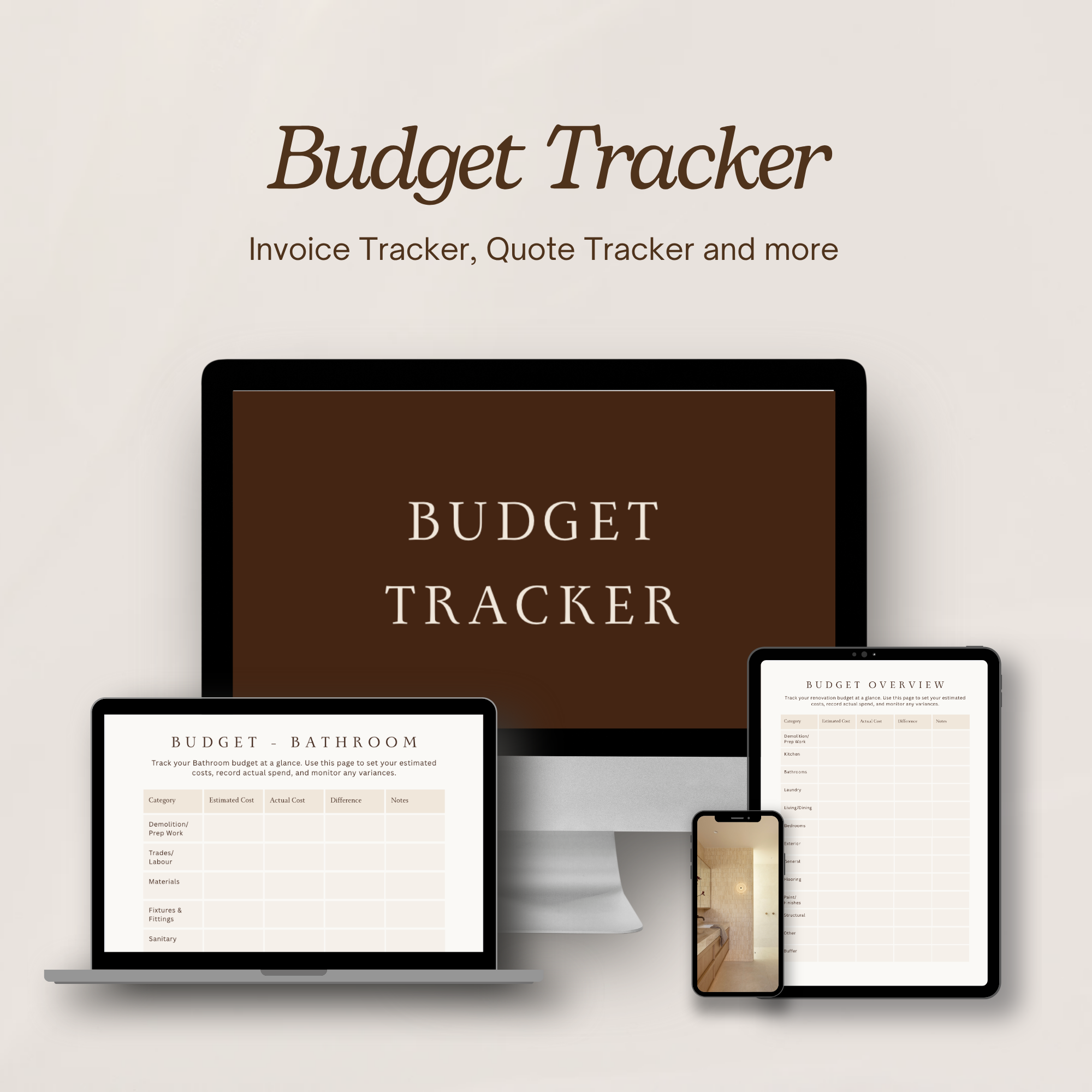 Budget Tracker – Measure & Mark