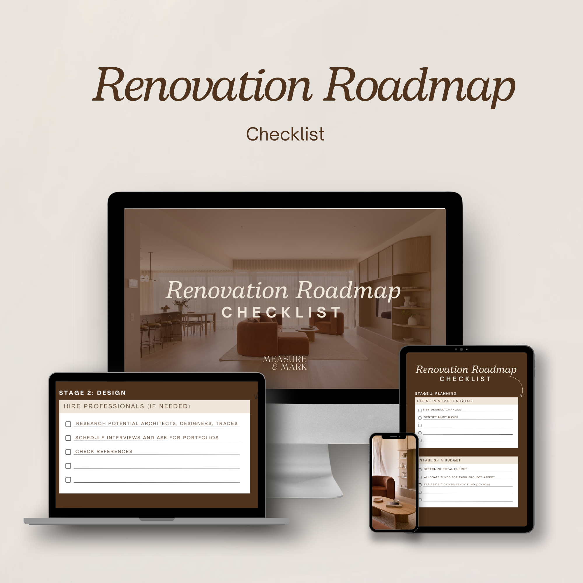 Renovation Roadmap Checklist | The step-by-step renovation guide for e ...