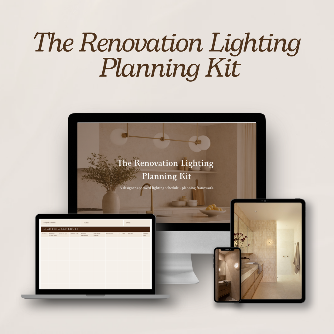 The Renovation Lighting Planning Kit – Measure & Mark
